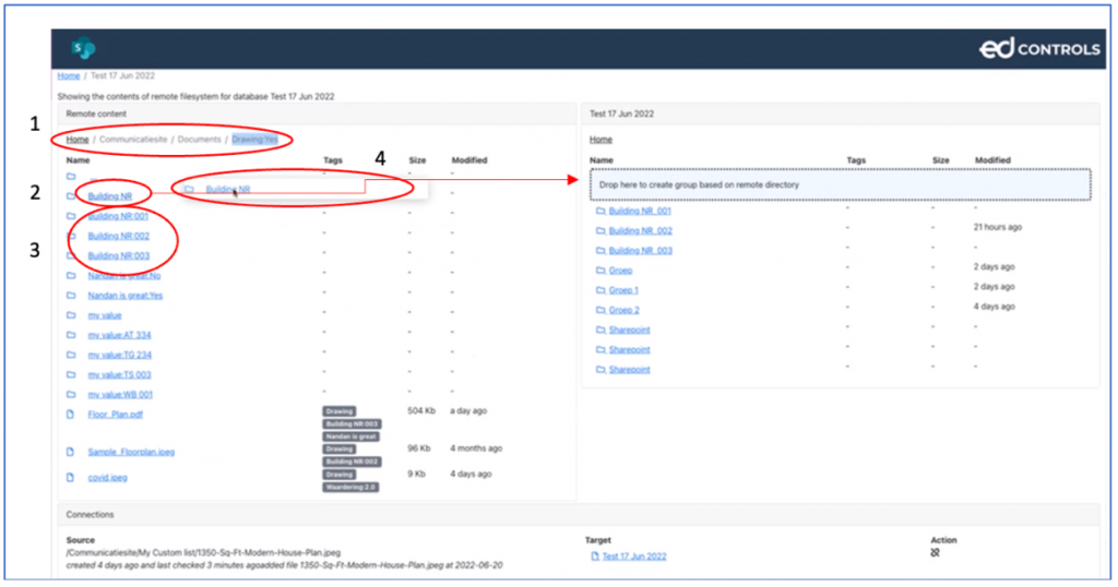 How do I link Ed Controls with SharePoint?
